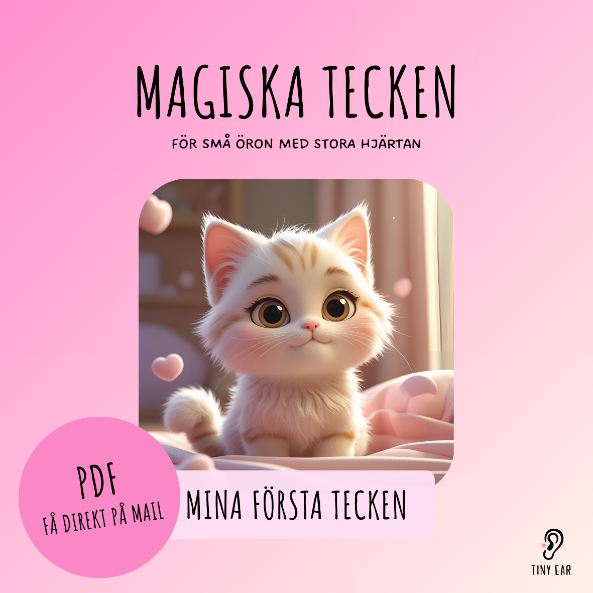 PDF - Magiska tecken - 42 teckenkort direkt på mail – Tiny Ear
